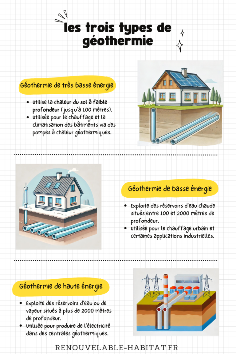 What are the 3 types of geothermal energy?