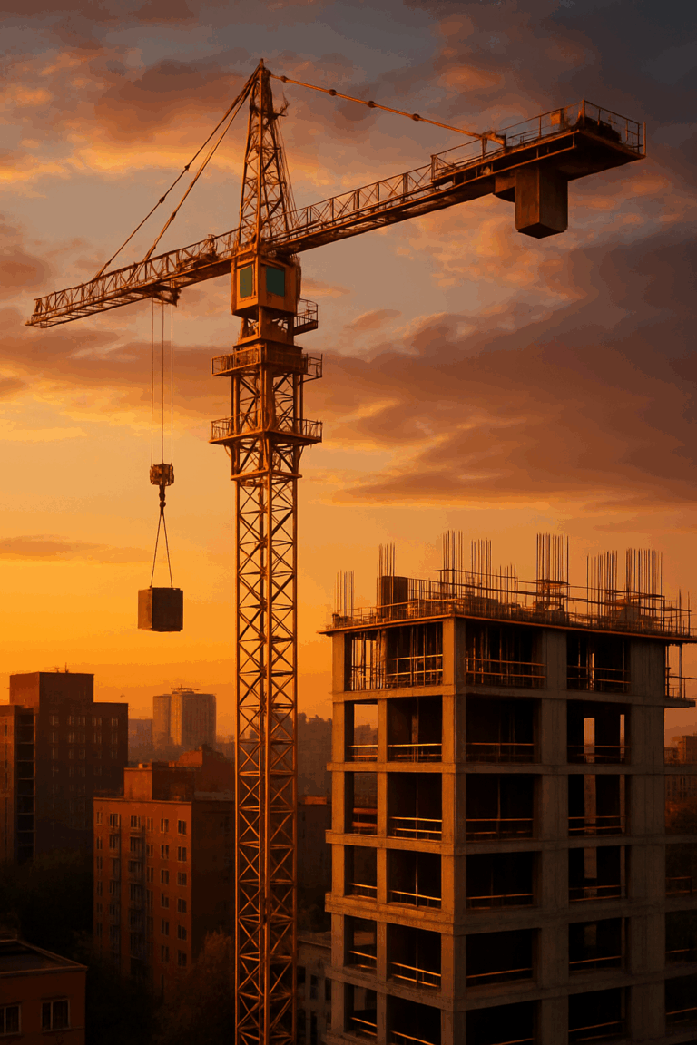 Tout savoir sur la grue à tour et son rôle sur un chantier ...